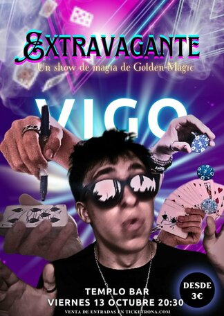 Compra entradas para Golden Magic, en Vigo | ticketrona, por TEMPLO