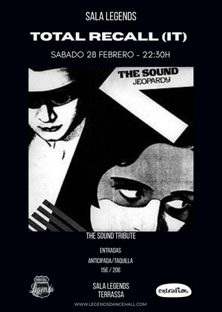 Compra entradas para Total Recall - Tribute to The Sound (It), en 08227 ...
