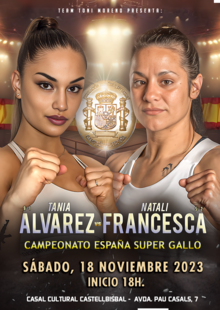 TANIA ALVAREZ vs NATALIE FRANCESCA - Campeonato España Super Gallo en ...