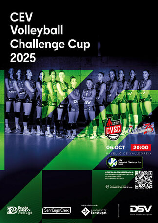 Compra entradas para CEV Volleyball Challenge Cup 2025 - DSV CV Sant Cugat vs Reale Mutua Fenera ...