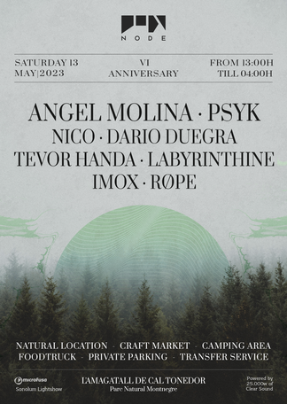 Compra entradas para NODE [VI ANNIVERSARY] 15H DAY&NIGHT PARC NATURAL ...