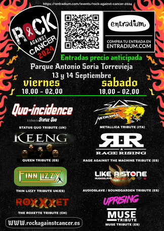 Compra entradas para Rock Against Cancer 2024, en Torrevieja ...