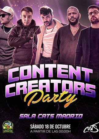 Compra entradas para CONTENT CREATORS PARTY, en MADRID | entradium, por ...