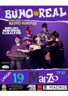 MAR LOI, MONI SHIVAK & LOLA LEYRE (Madrid Handpan Sessions en el Búho ...