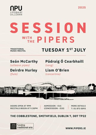 Buy tickets for Session with the Pipers, in Dublin 1 | powertik ie, by ...