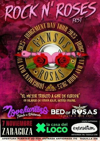 Compra entradas para Rock n Roses Fest en Zaragoza 2025, en Zaragoza ...