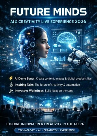 Compra entradas para Future Minds: AI & Creativity Live Experience 2026, en Madrid | entradium, por