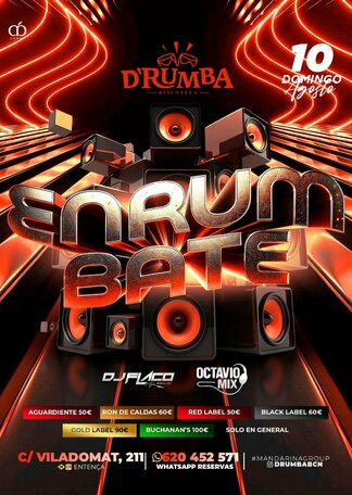 Buy tickets for D'RUMBA · ENRÚMBATE, in Barcelona | entradium, by D'RUMBA DISCOTECA