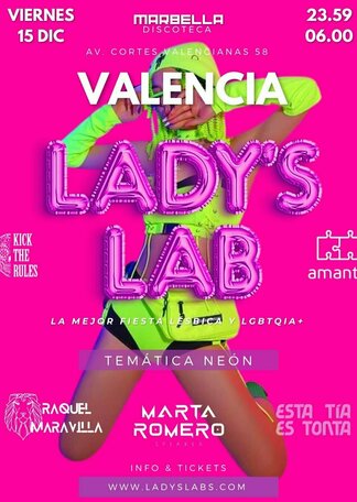 Compra entradas para Lady's Lab Valencia fiesta Neón, en Valencia ...