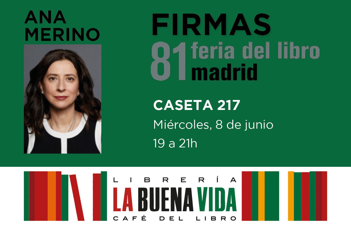 Firma de Ana Merino en Entradium