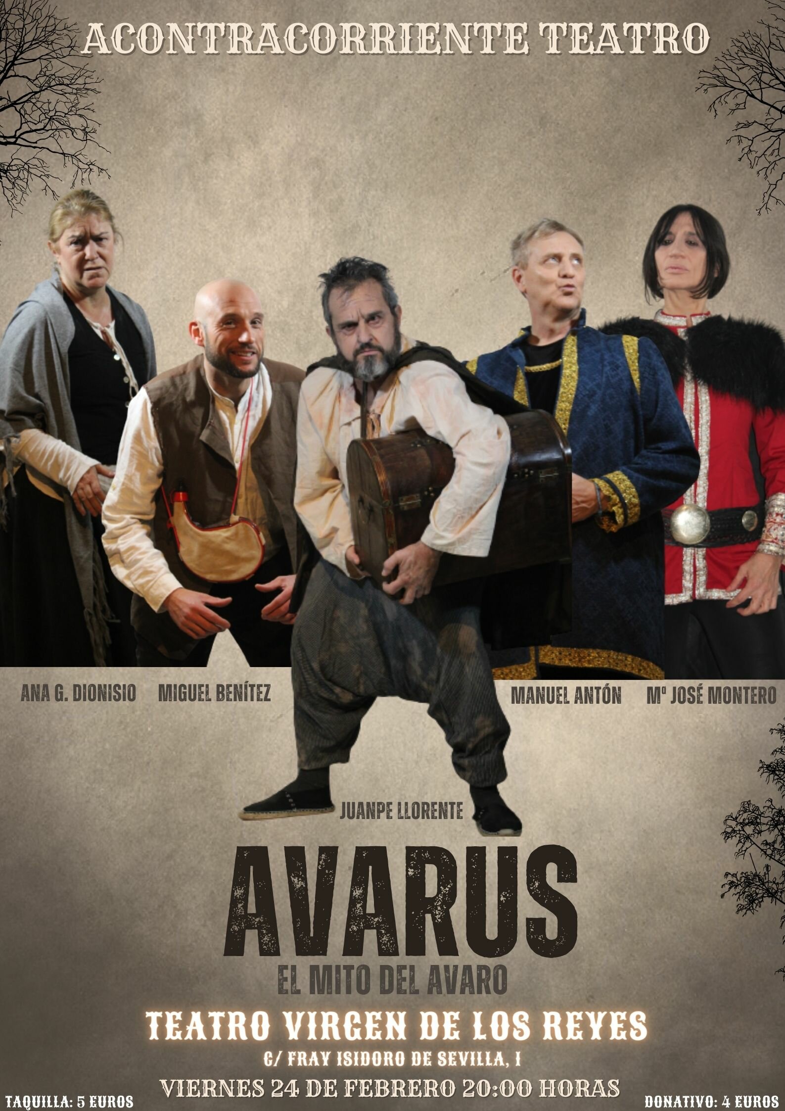 AVARUS. EL MITO DEL AVARO en Entradium